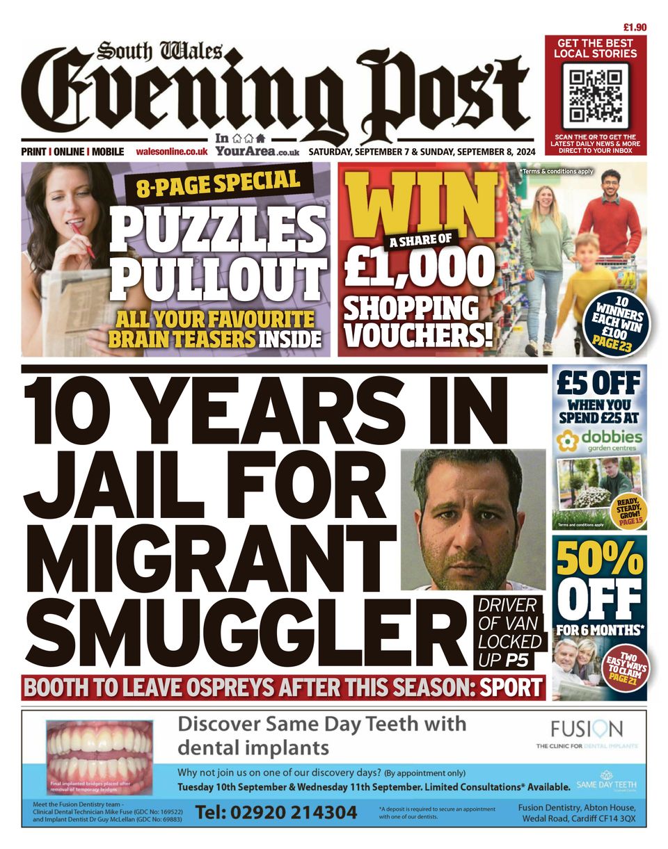 South Wales Evening Post Newspaper - Get your Digital Subscription