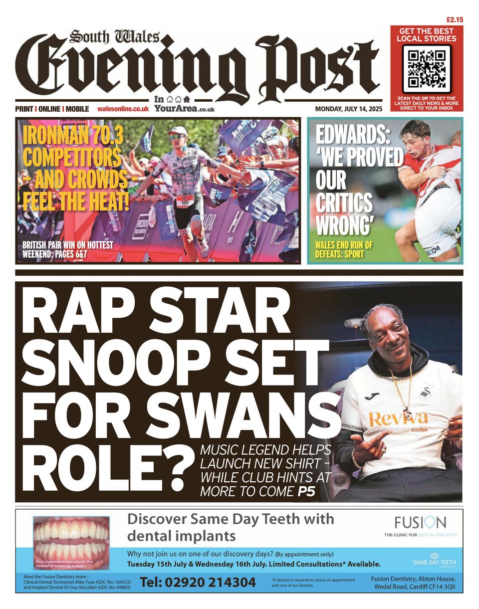 Get digital access to South Wales Evening Post Newspaper | Magzter.com