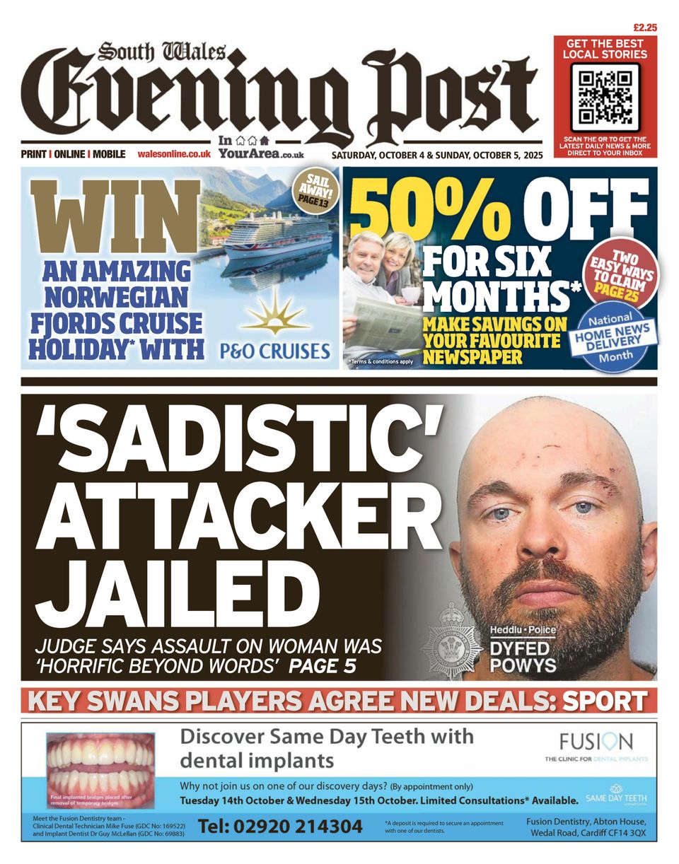 Get digital access to South Wales Evening Post Newspaper | Magzter.com