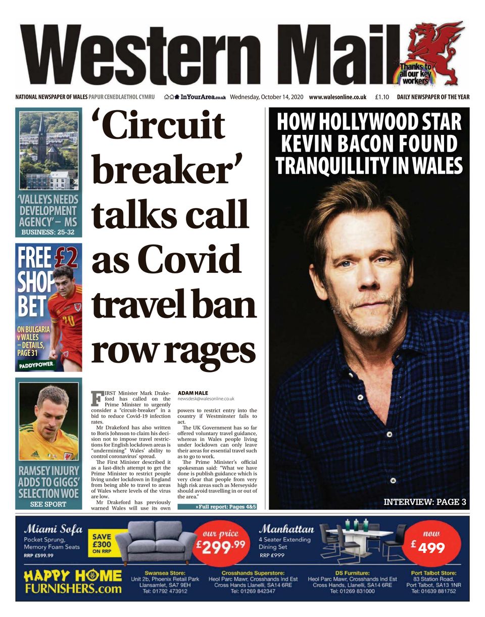 Get digital access to Western Mail - October 14, 2020 issue | Magzter.com
