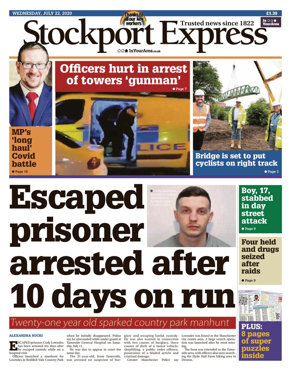 Get digital access to Stockport Express - July 22, 2020 issue | Magzter.com