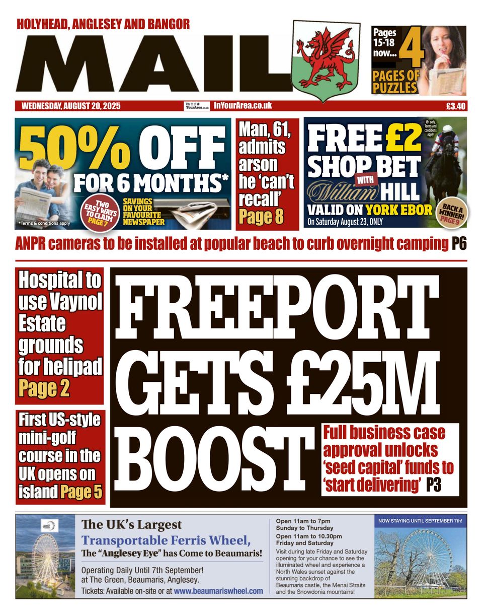 Get digital access to Holyhead, Anglesey and Bangor Mail - August 20 ...