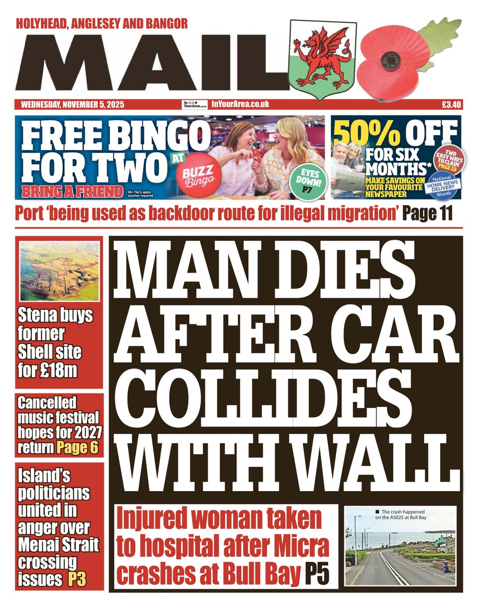 Get digital access to Holyhead, Anglesey and Bangor Mail - November 05 ...