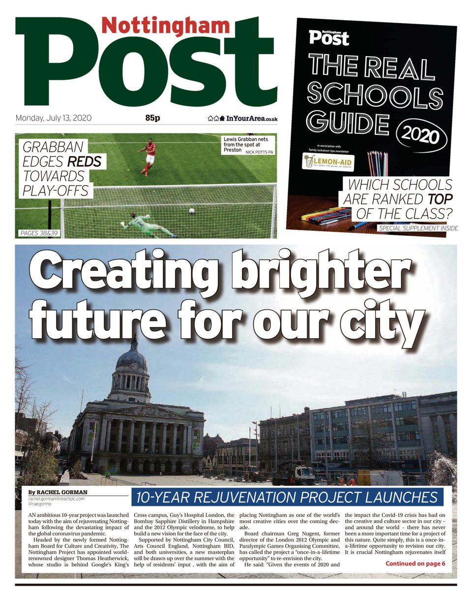 Nottingham Post-July 13, 2020 Newspaper - Get your Digital Subscription
