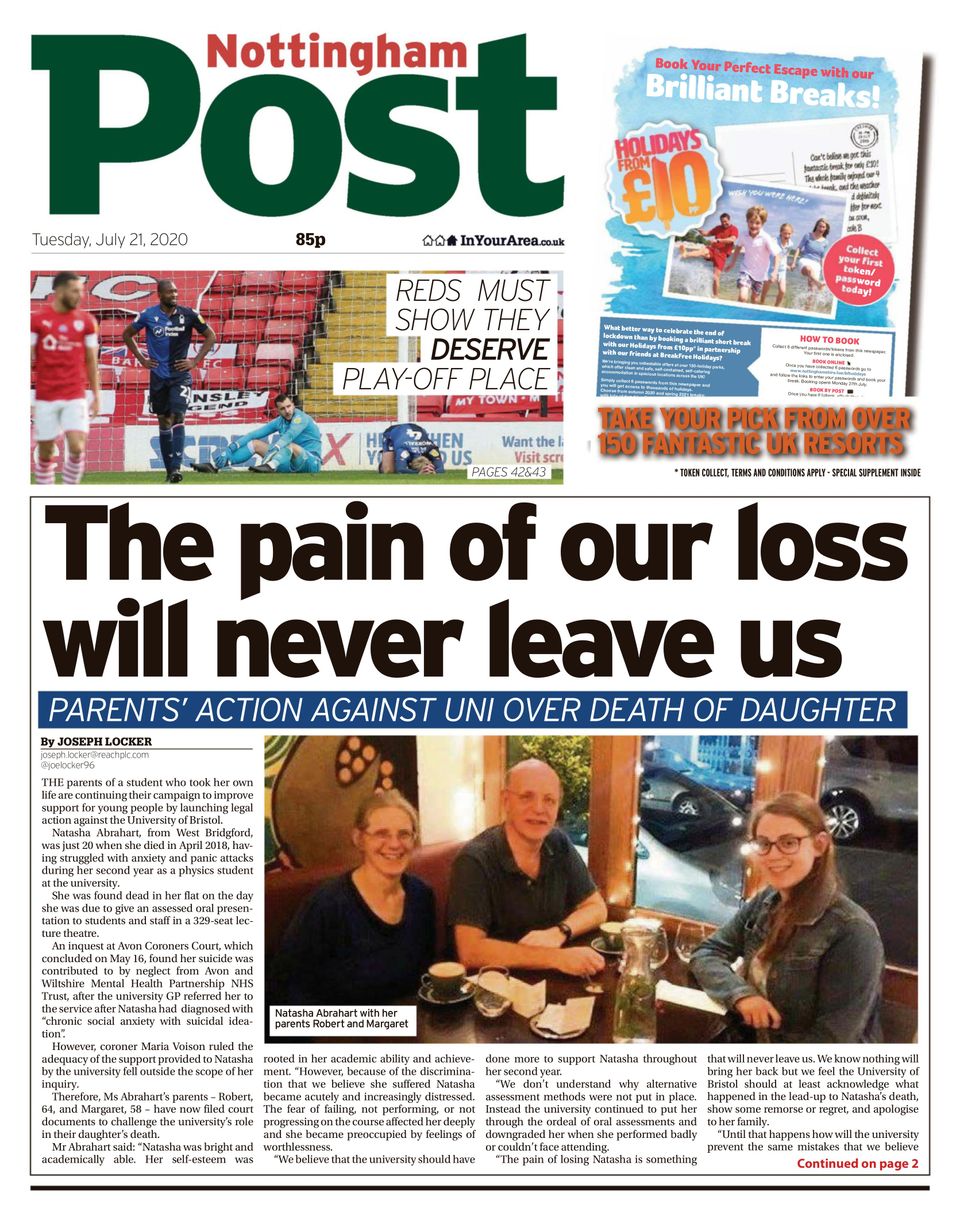 Nottingham Post-July 21, 2020 Newspaper - Get your Digital Subscription