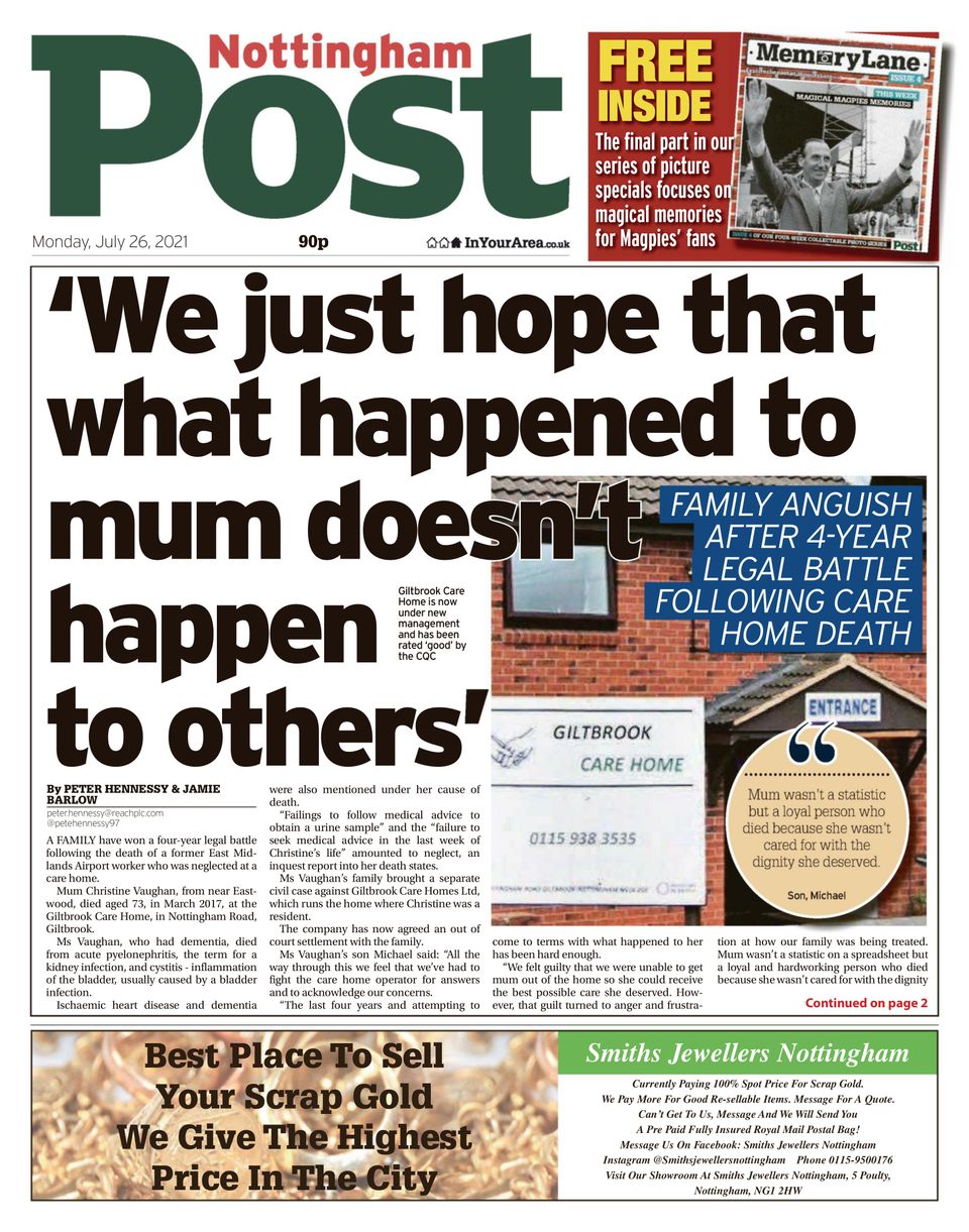 Nottingham Post Newspaper - Get your Digital Subscription