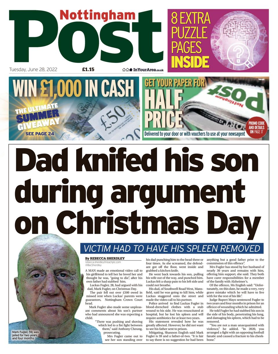 Nottingham Post Newspaper - Get your Digital Subscription