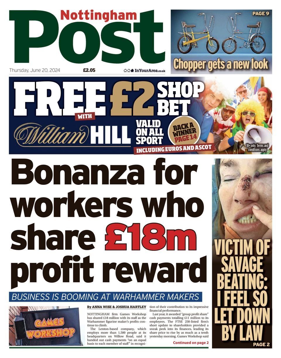 Nottingham Post Newspaper - Get your Digital Subscription