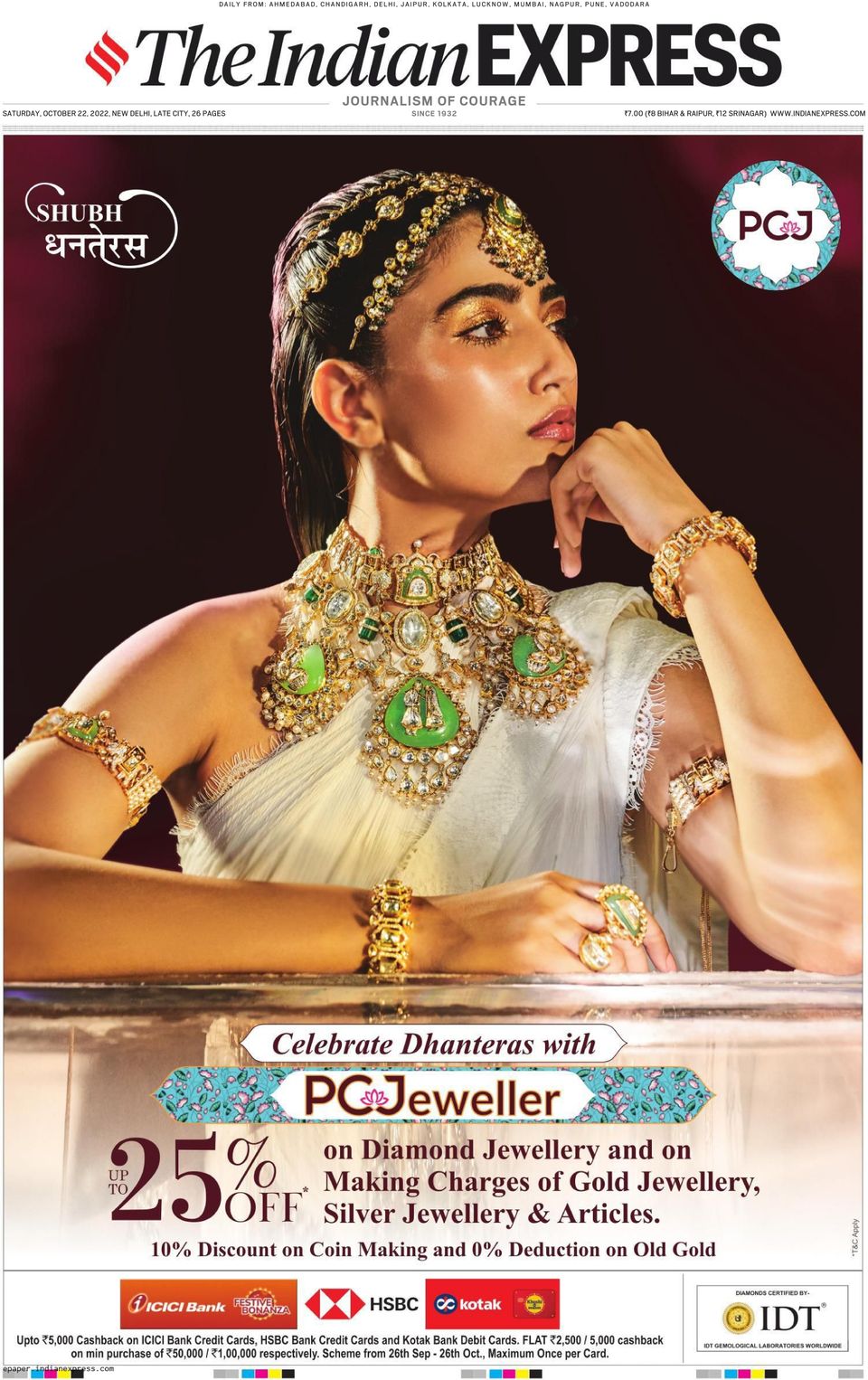 The Indian Express Delhi-October 22, 2022 Newspaper