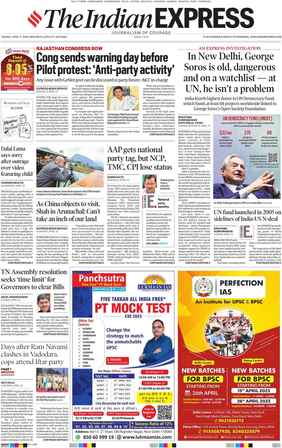 Get digital access to The Indian Express Delhi - April 11, 2023 issue | Magzter.com