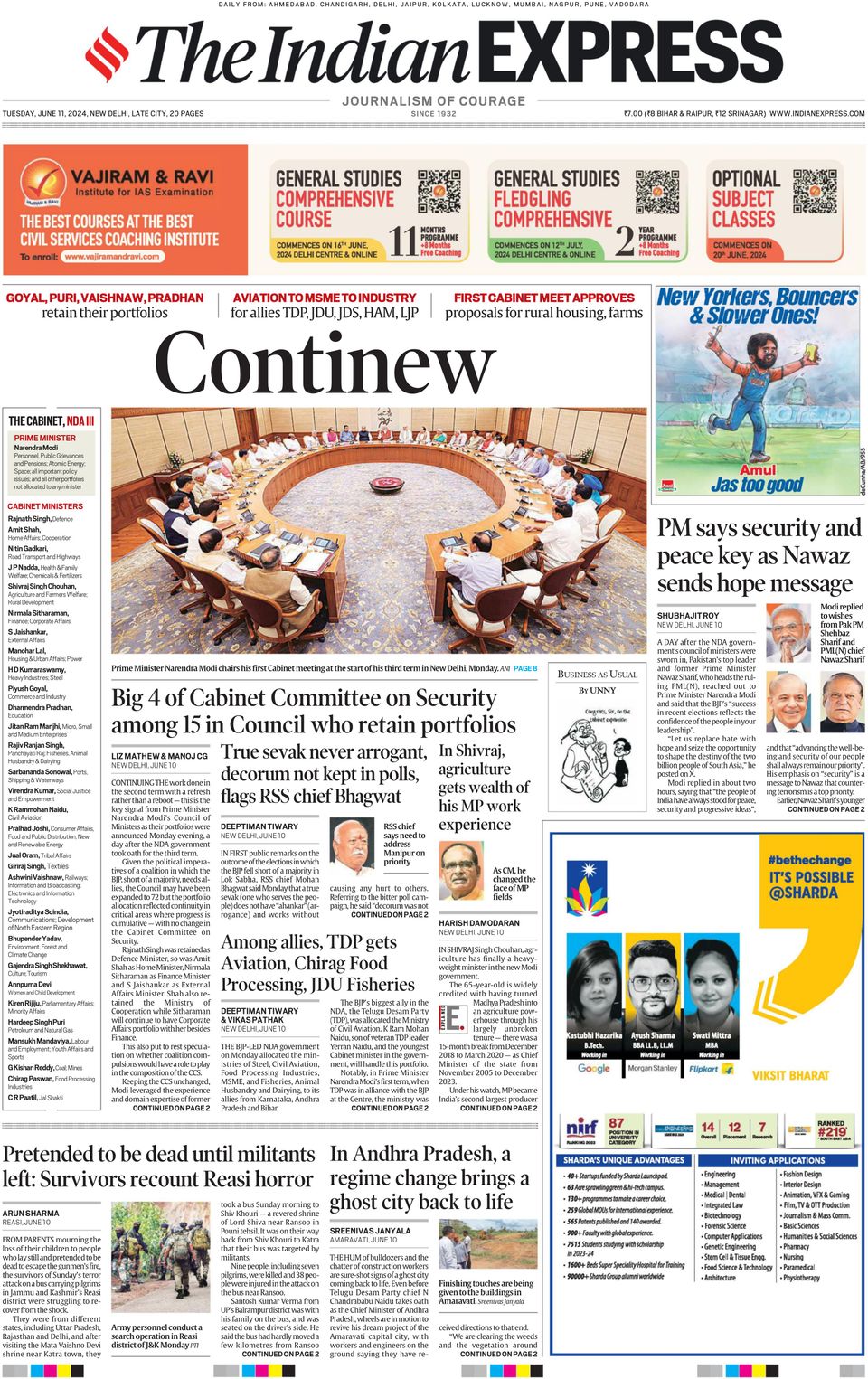 The Indian Express Delhi-June 11, 2024 Newspaper