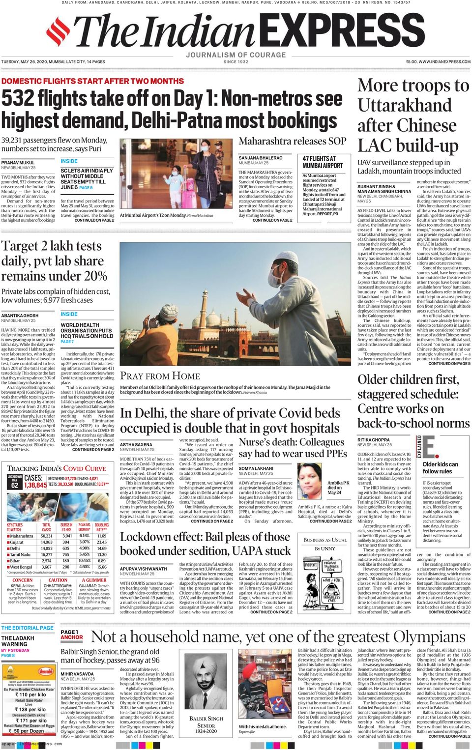The Indian Express Mumbai-May 26, 2020 Newspaper