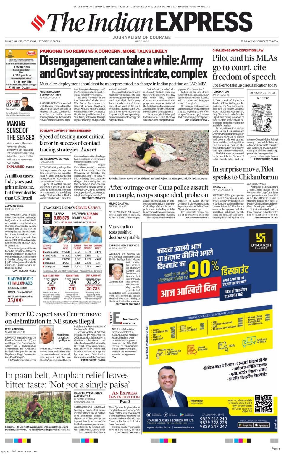 Get digital access to The Indian Express Pune - July 17, 2020 issue ...