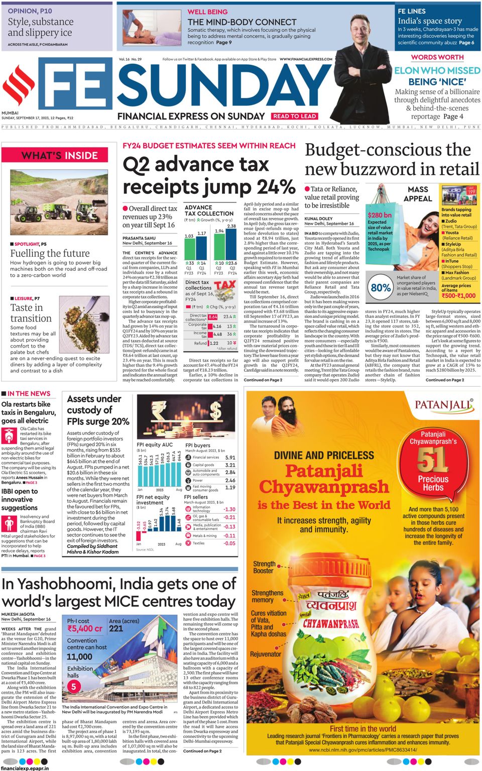 Get digital access to Financial Express Mumbai - September 17, 2023 issue | Magzter.com