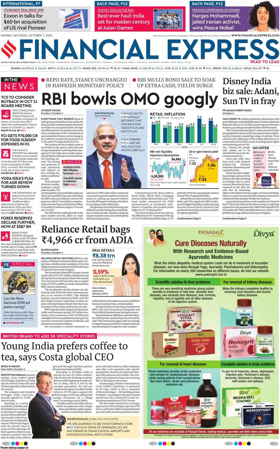 Get digital access to Financial Express Mumbai - October 07, 2023 issue | Magzter.com