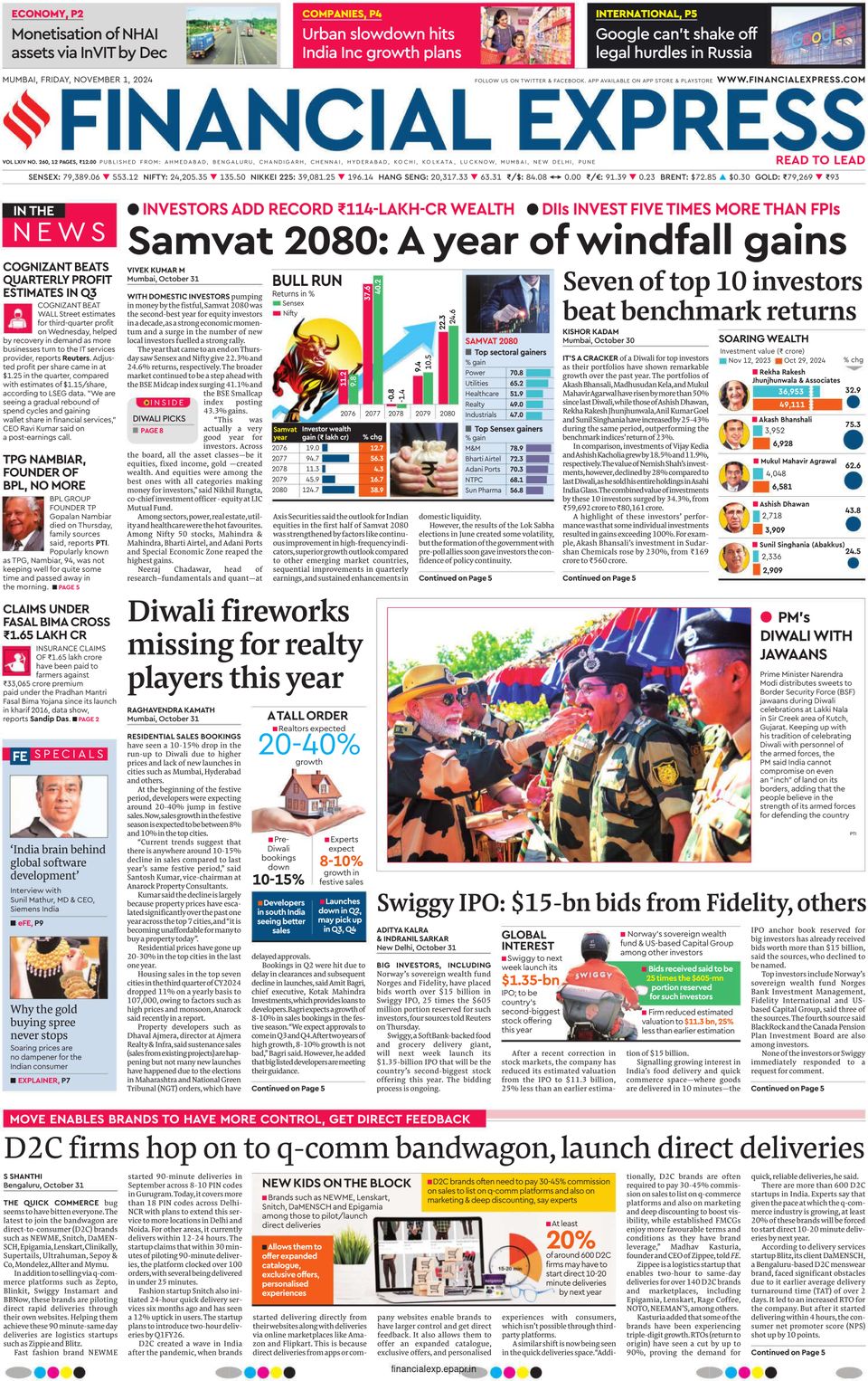 Get digital access to Financial Express Mumbai - November 01, 2024 ...