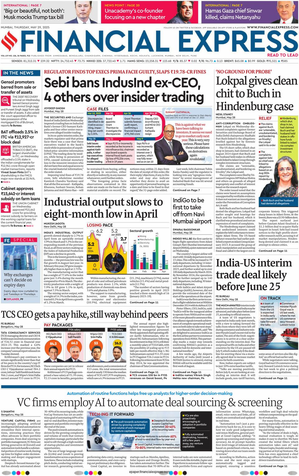 Get digital access to Financial Express Mumbai - May 29, 2025 issue ...