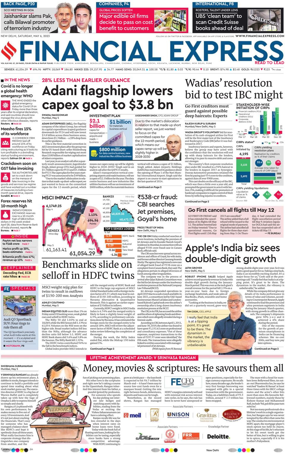 Get digital access to Financial Express Delhi - May 06, 2023 issue ...