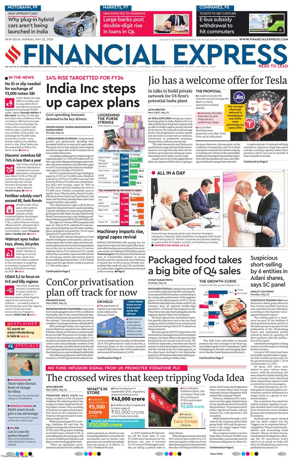 Get digital access to Financial Express Delhi - May 22, 2023 issue ...
