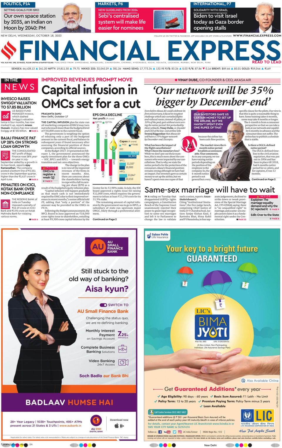 Get digital access to Financial Express Delhi - October 18, 2023 issue ...
