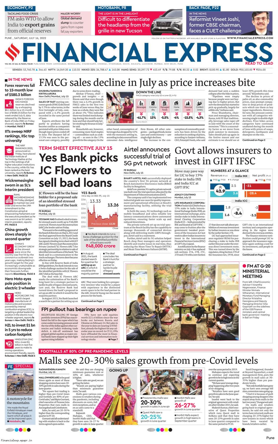 Financial Express Pune Newspaper - Get your Digital Subscription