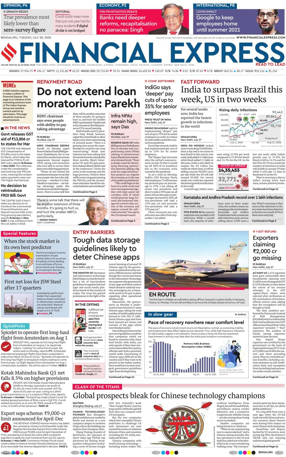 Financial Express Bengaluru Newspaper - Get your Digital Subscription