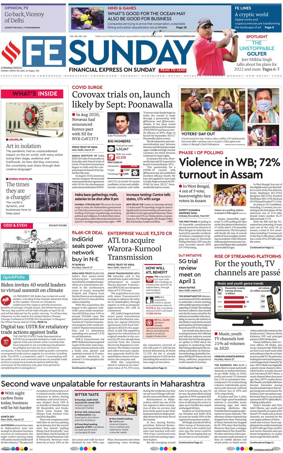 The Hindu Business Line-March 28, 2021 Newspaper