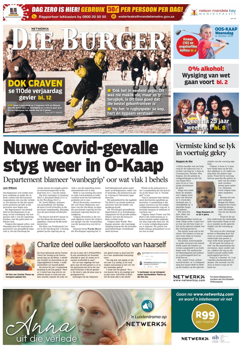 Die Burger Oos Kaap-October 14, 2020 Newspaper
