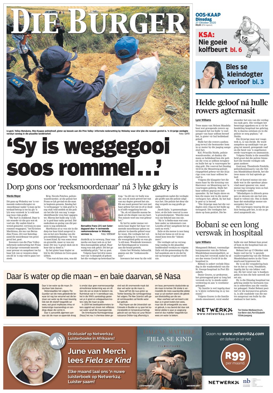Get digital access to Die Burger Oos Kaap - October 27, 2020 issue ...