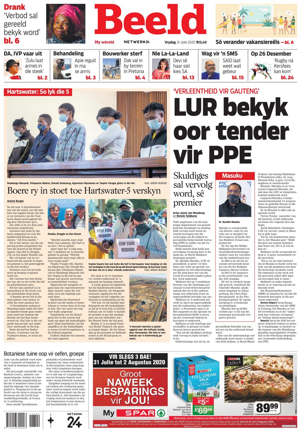 Beeld-July 31, 2020 Newspaper - Get your Digital Subscription