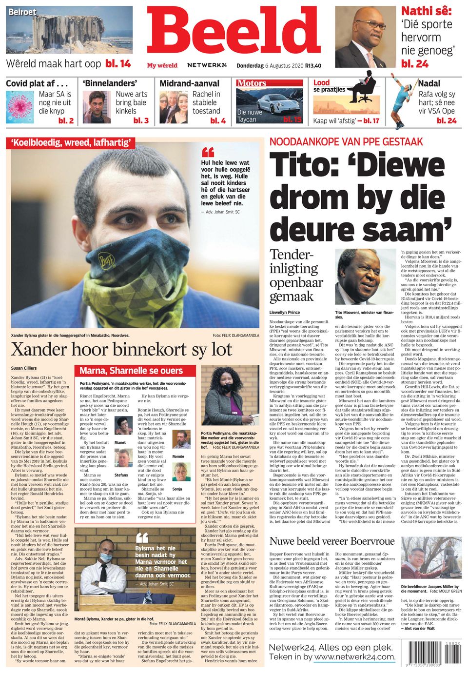 Get digital access to Beeld - August 06, 2020 issue | Magzter.com