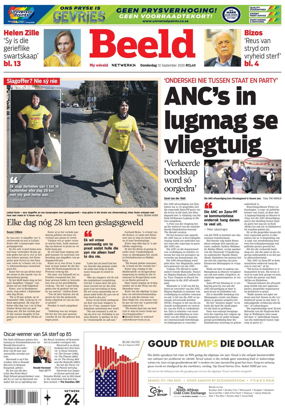 Get digital access to Beeld - September 10, 2020 issue | Magzter.com