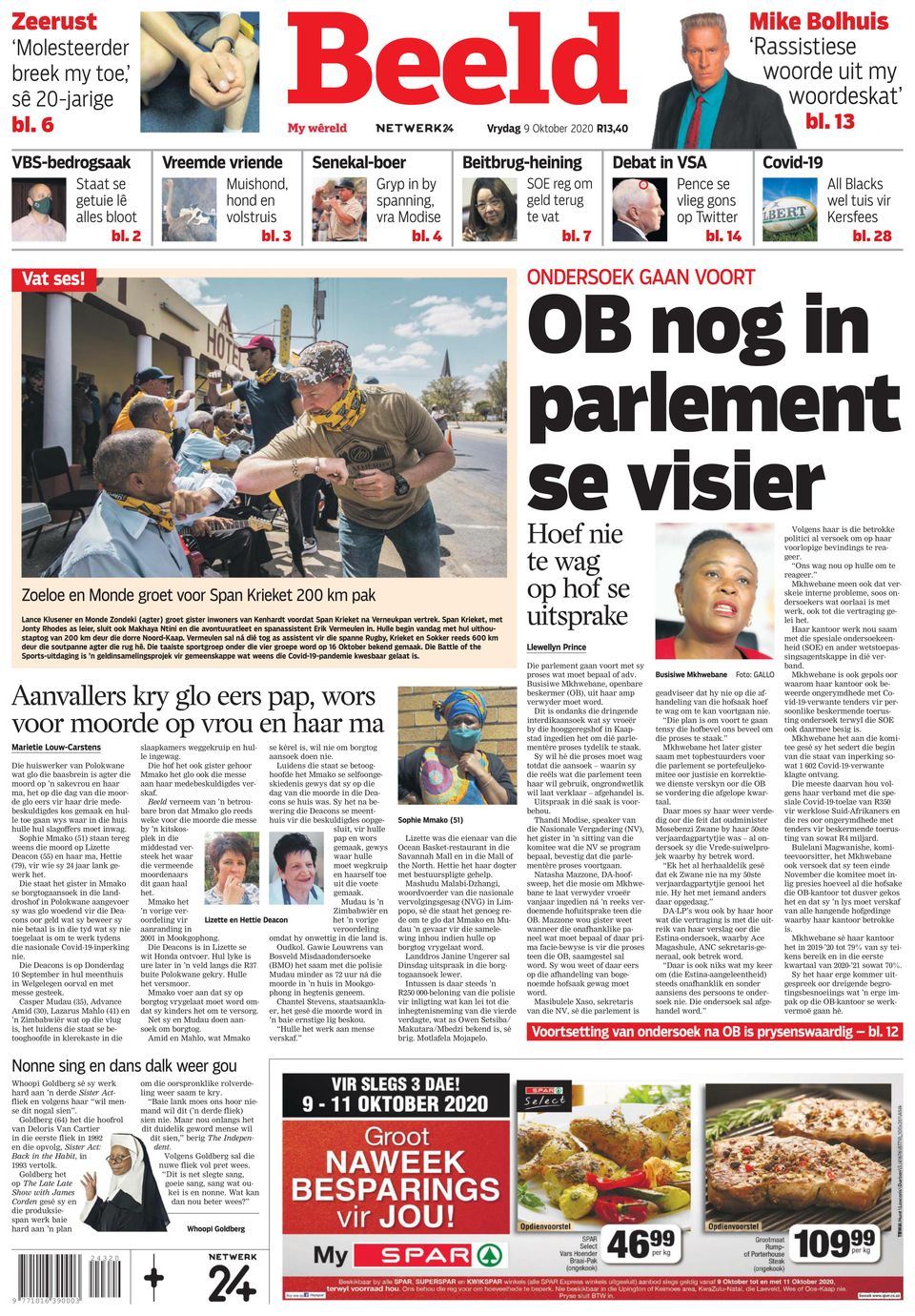 Get digital access to Beeld - October 09, 2020 issue | Magzter.com