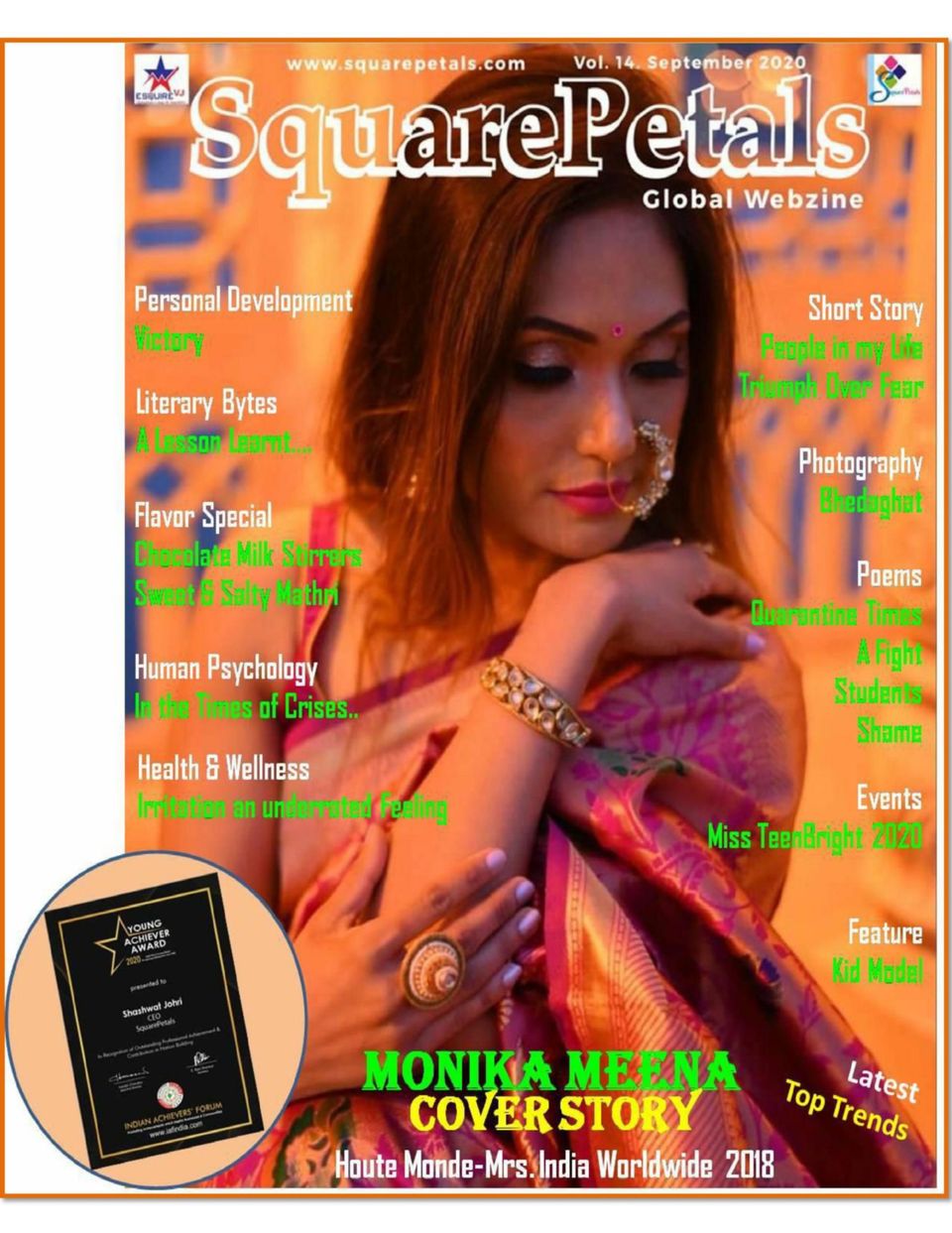SquarePetals Global Webzine-September 2020 Magazine