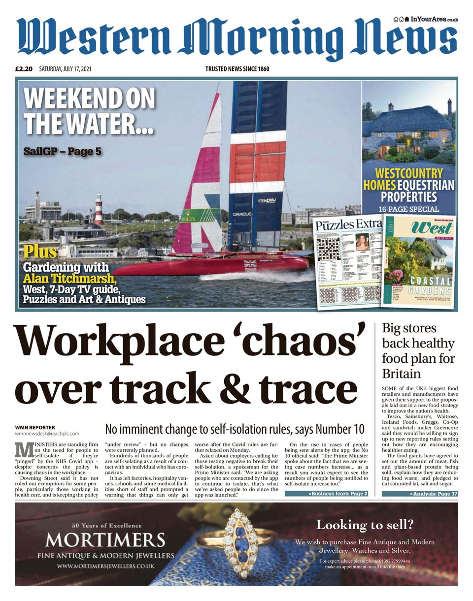 Western Morning News (Saturday) Newspaper - Get your Digital Subscription