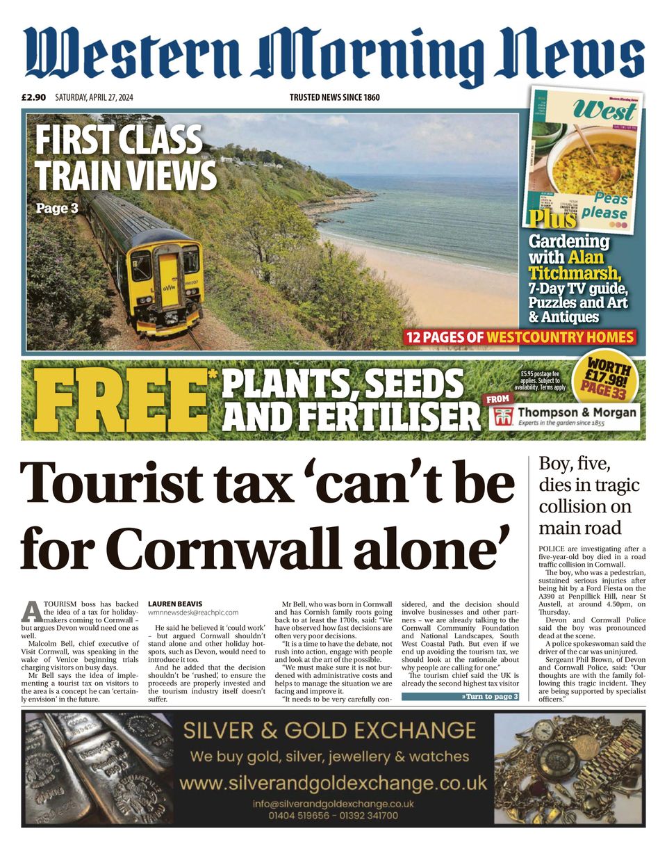Western Morning News (Saturday) Newspaper - Get your Digital Subscription