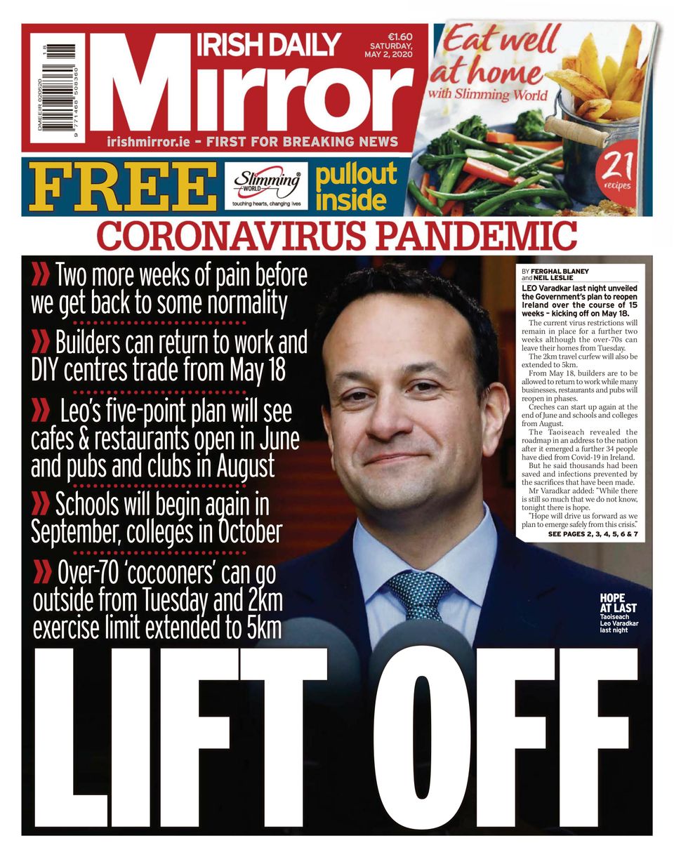 Get digital access to Irish Daily Mirror - May 2, 2020 issue | Magzter.com