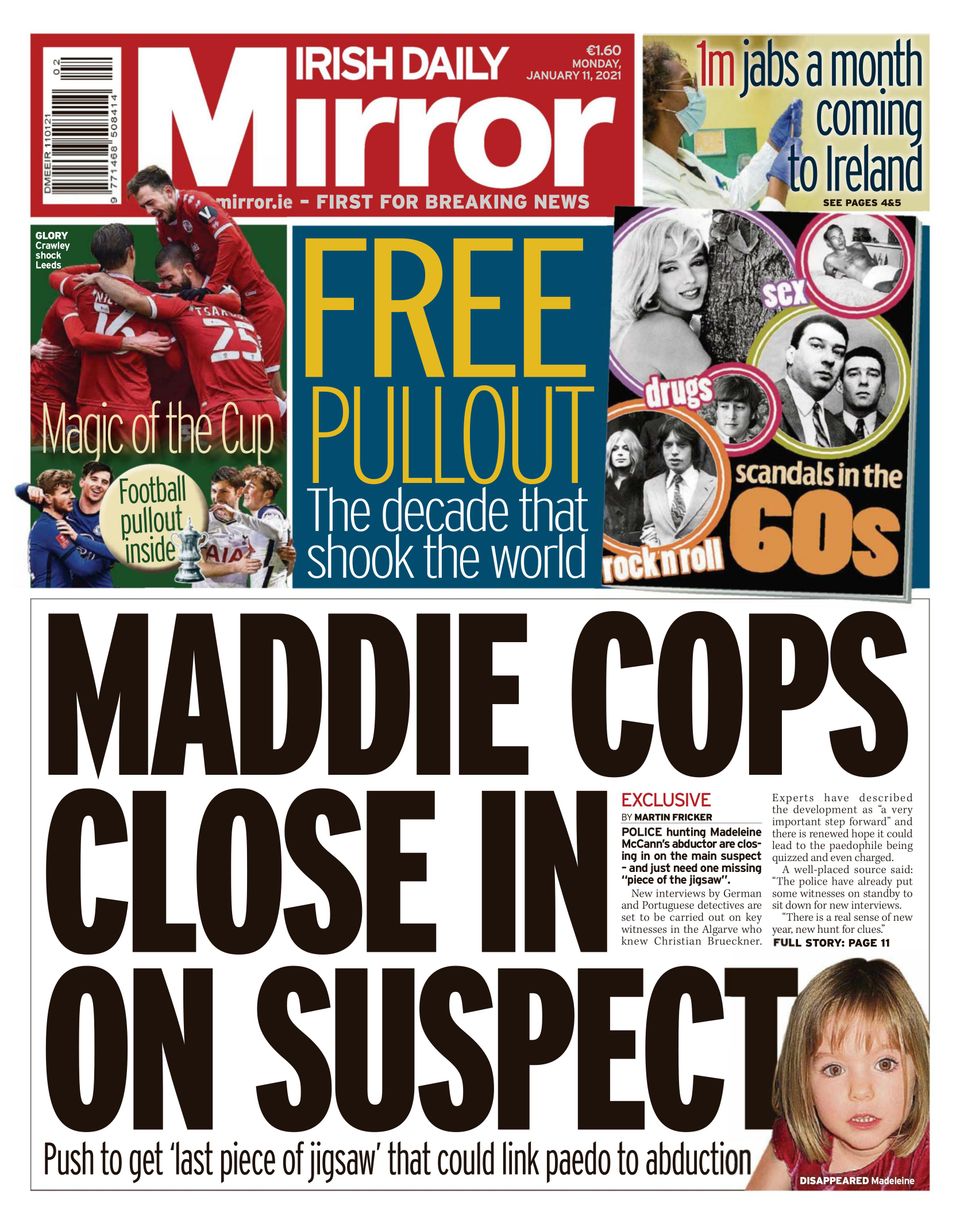 Get digital access to Irish Daily Mirror - January 11, 2021 issue ...