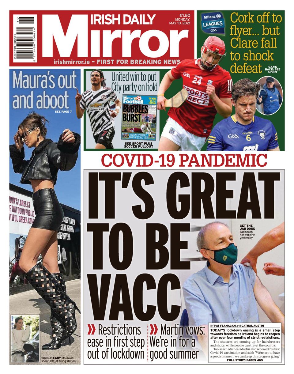 Irish Daily Mirror-May 10, 2021 Newspaper - Get your Digital Subscription