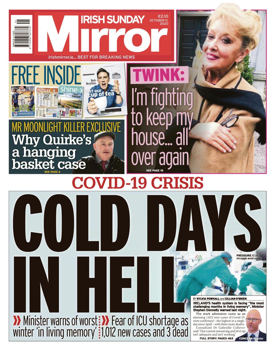 Irish Sunday Mirror-October 11, 2020 Newspaper