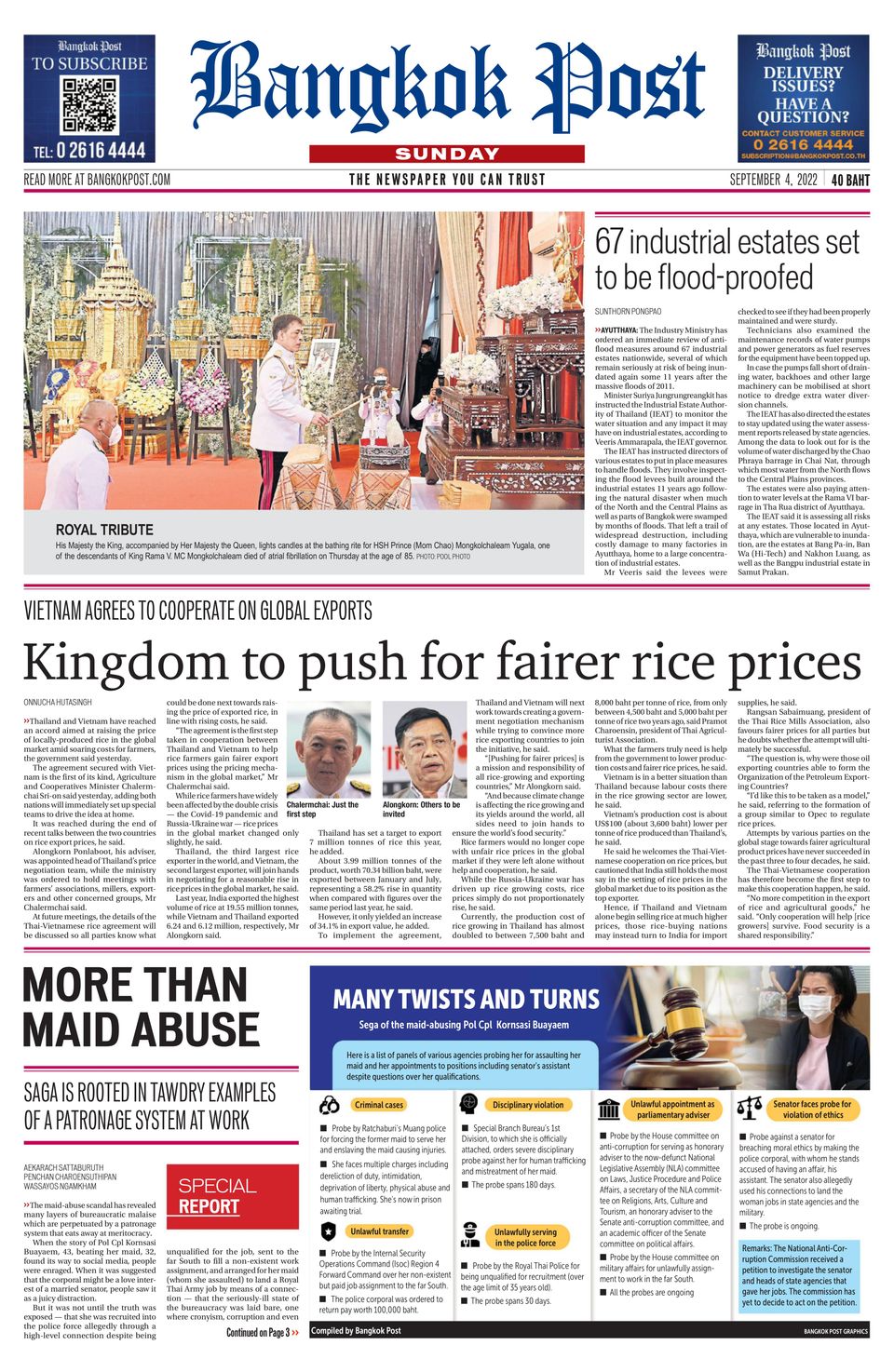 Get digital access to Bangkok Post - September 04, 2022 issue | Magzter.com