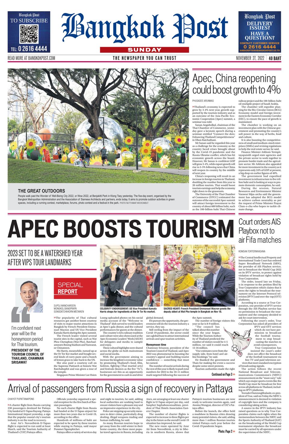 Get digital access to Bangkok Post - November 27, 2022 issue | Magzter.com