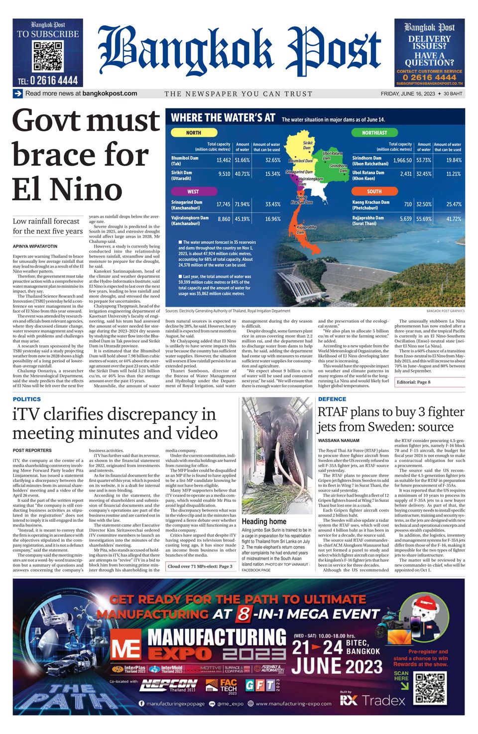Get digital access to Bangkok Post - June 16, 2023 issue | Magzter.com