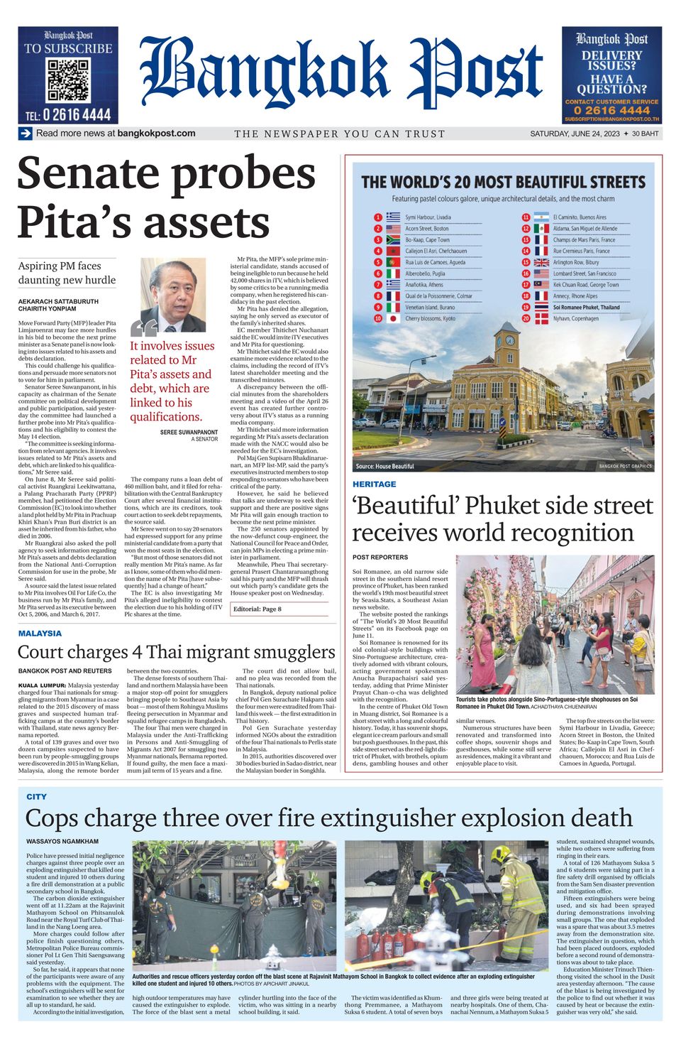 Get digital access to Bangkok Post - June 24, 2023 issue | Magzter.com