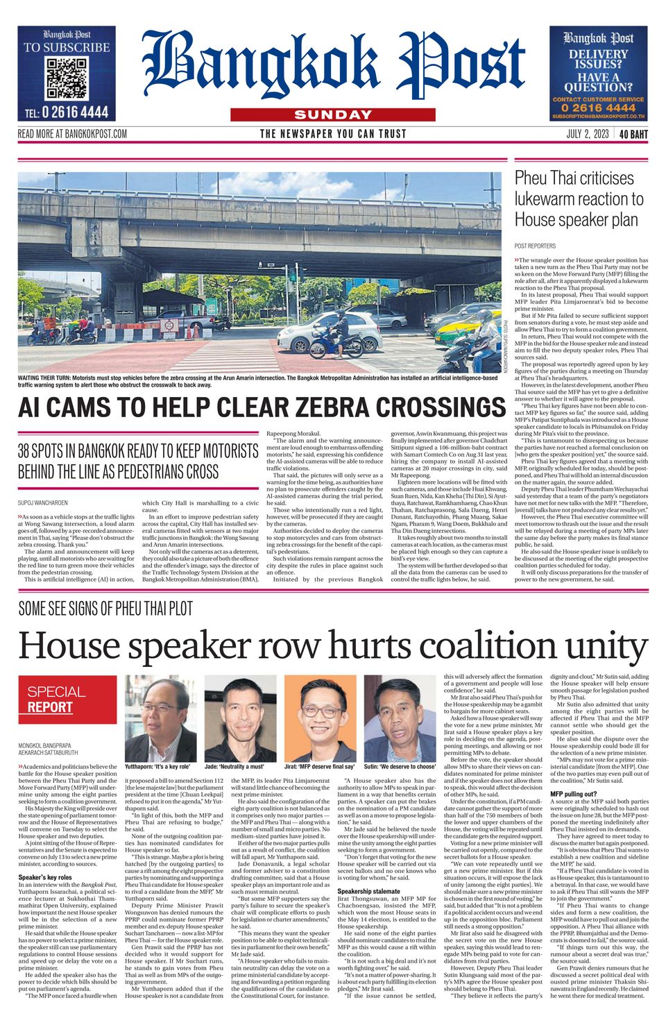 Get digital access to Bangkok Post - July 02, 2023 issue | Magzter.com