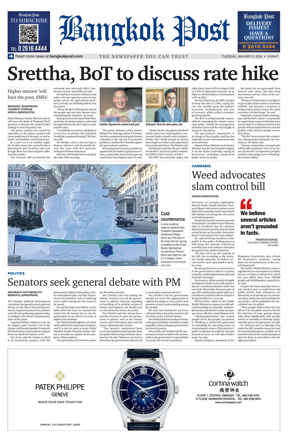 Get digital access to Bangkok Post - January 09, 2024 issue | Magzter.com