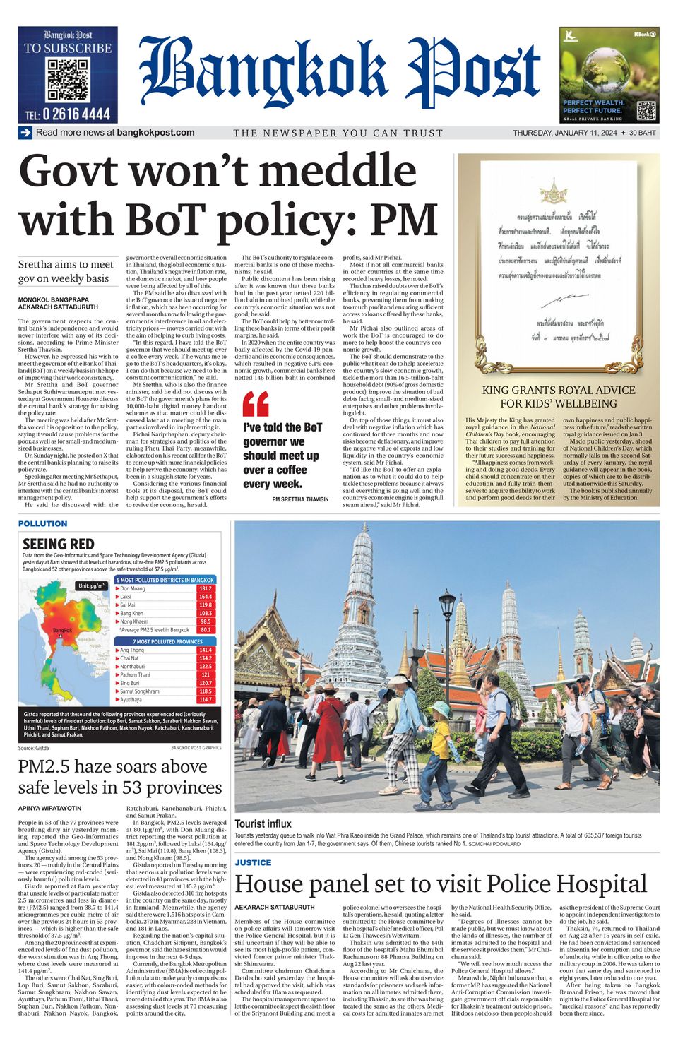 Get digital access to Bangkok Post - January 11, 2024 issue | Magzter.com