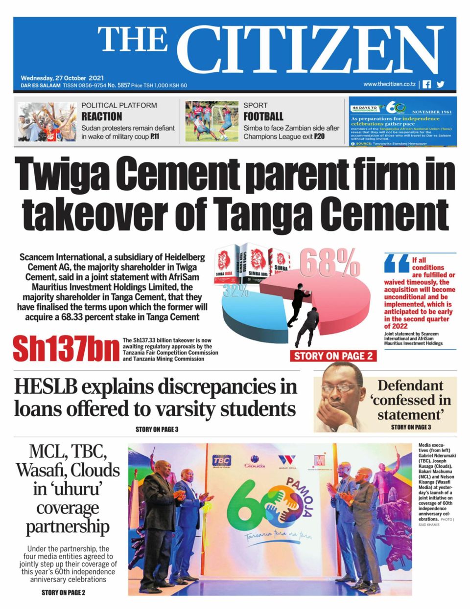 The Citizen-October 27, 2021 Newspaper - Get your Digital Subscription