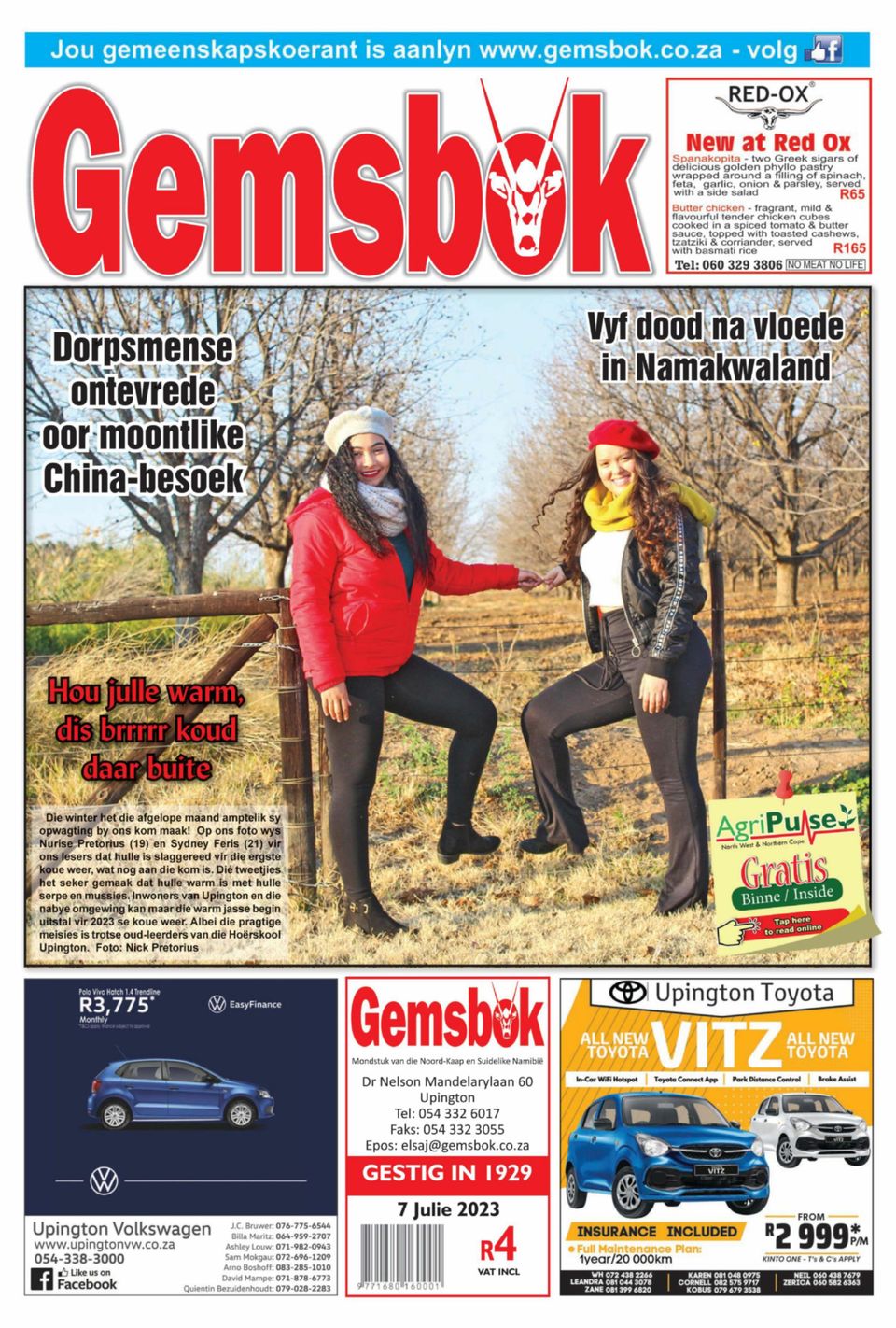 Get digital access to Gemsbok - July 07, 2023 issue | Magzter.com