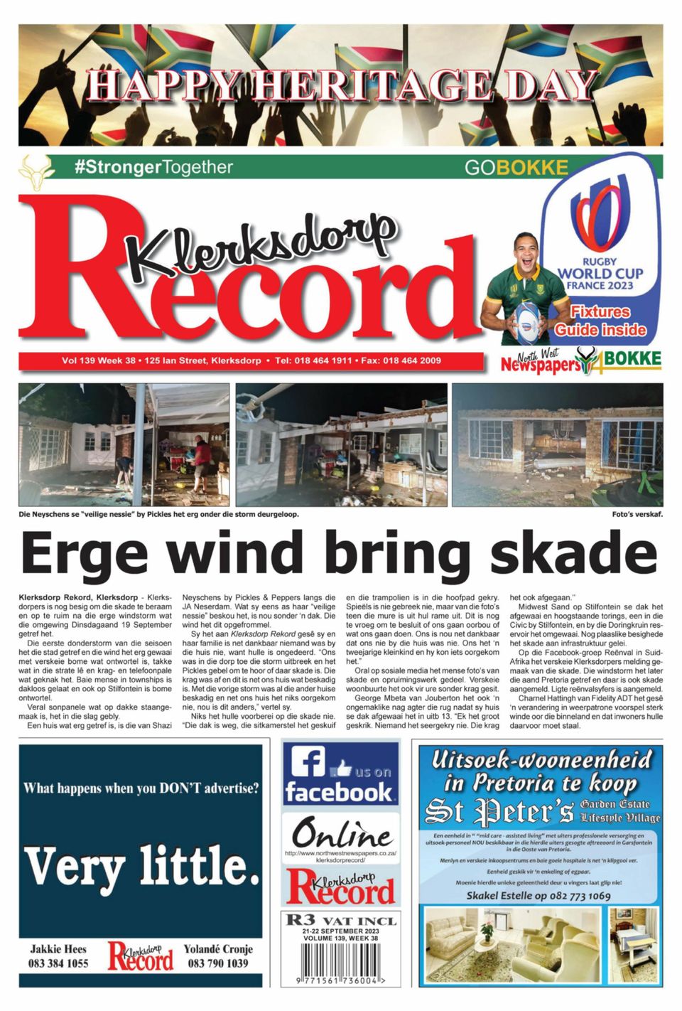 Get digital access to Klerksdorp Record - September 21, 2023 issue | Magzter.com